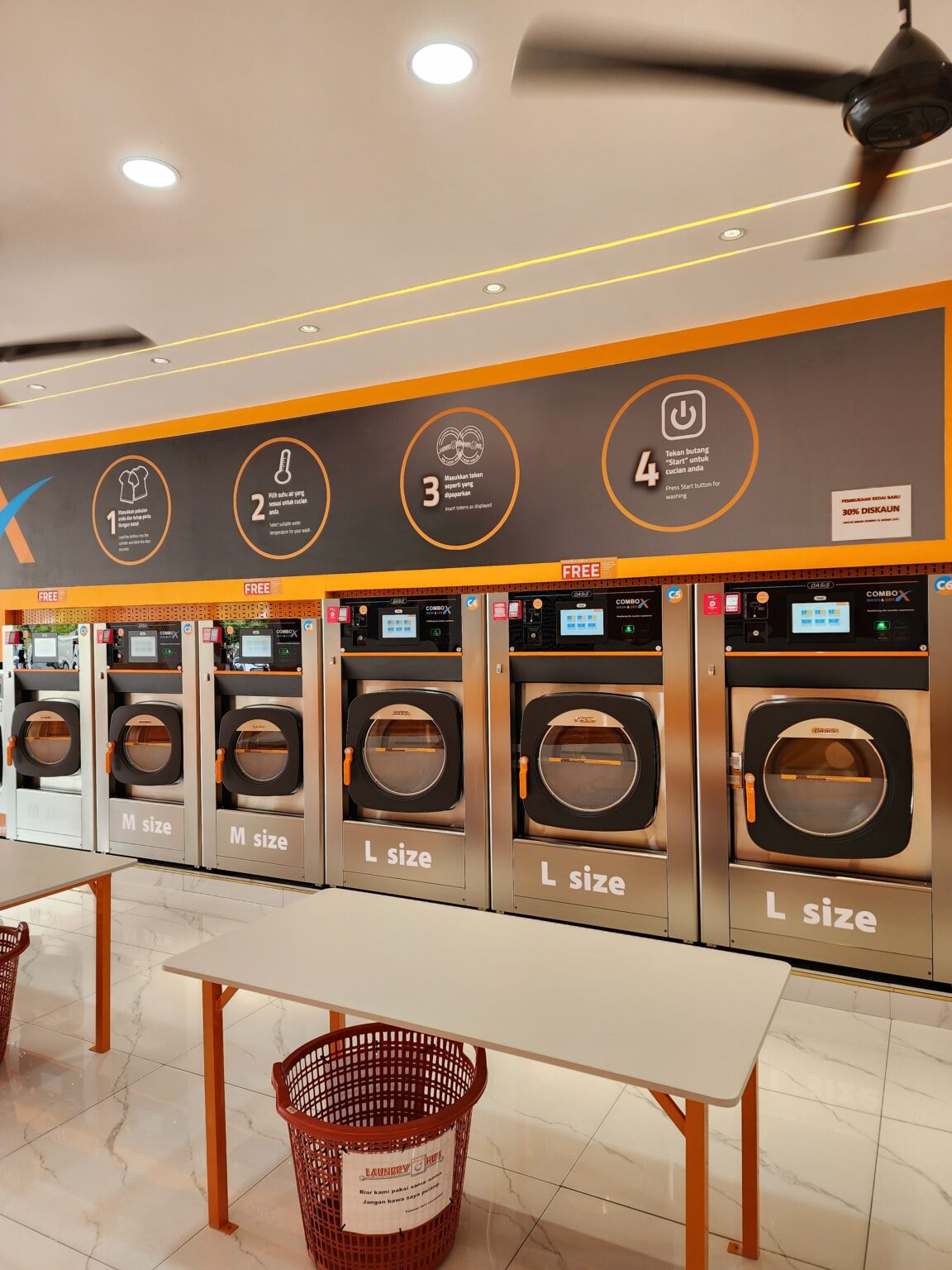 📢 PEMBUKAAN BESAR: DOBI PALING MUDAH DI Rembau Sentral! 🧺 - Laundry Hub